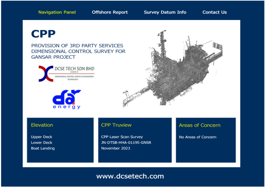3D LASER SCANNING & DIMENSIONAL CONTROL SURVEY – DCSE TECH SDN BHD